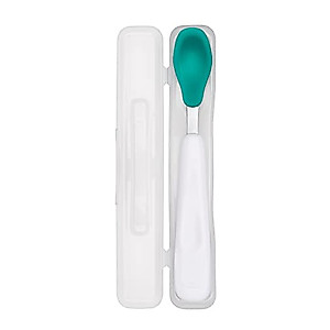 OXO Tot On-the-Go Feeding Spoon with Travel Case - Teal