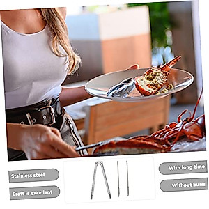 Yardwe 1 Set Crab Claws Household Tools Crab Leg Breaker Crab Lobster Crackers Kitchen Utensil Set Crab Leg Opener Crab Crackers Household Tool Set Crab Leg Tools Crab Eating Tools Set