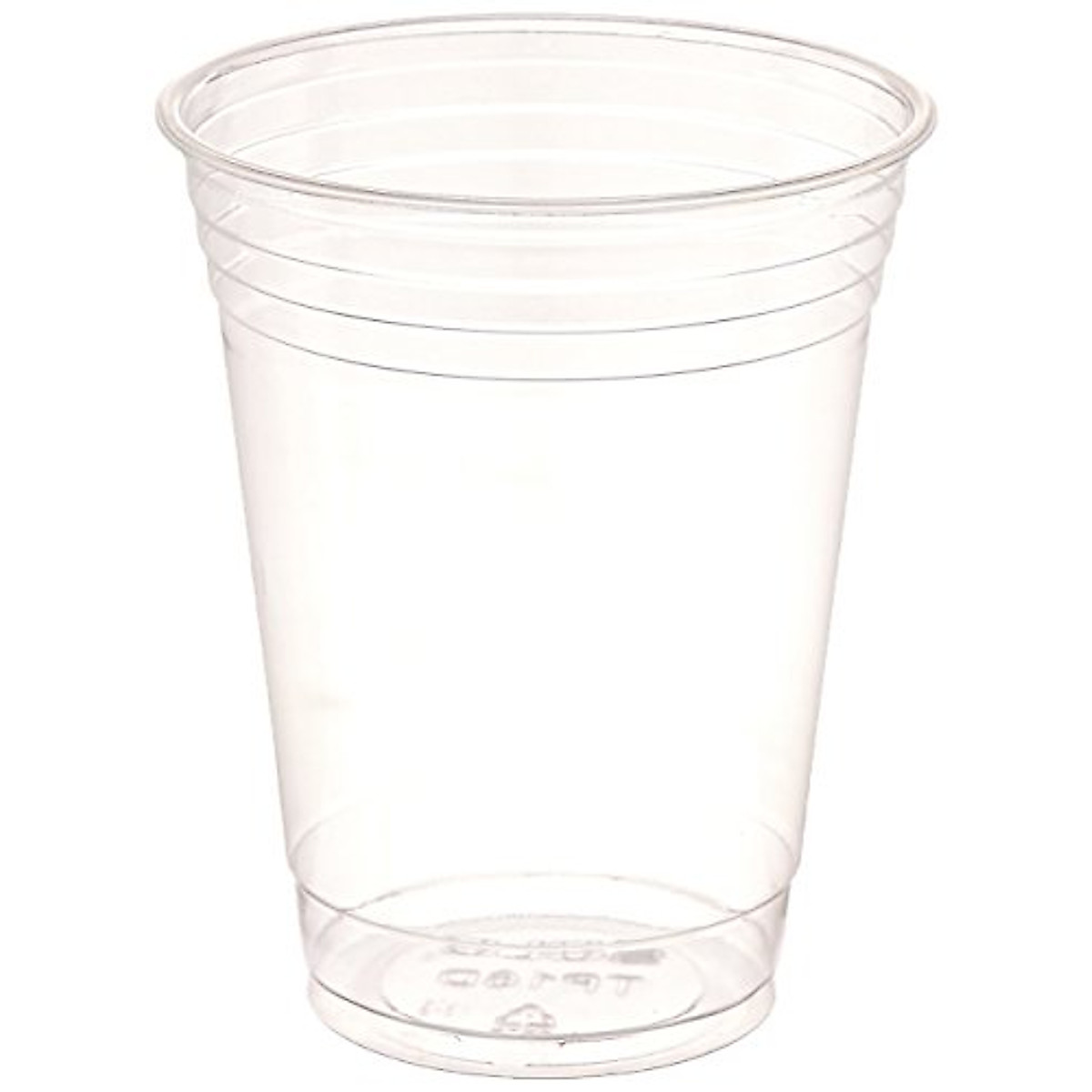 SOLO Cup Company -100 Company Plastic Party Cold Cups, 16 oz, Clear, 100 pack