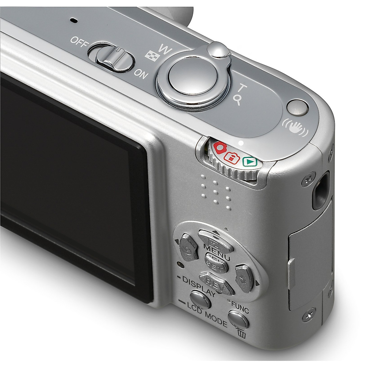 Panasonic Lumix DMC-FX12S 7.2MP Digital Camera with 3x Optical Image Stabilized Zoom (Silver)