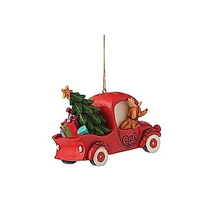 Enesco Jim Shore Dr. Seuss Grinch in Red Truck Ornament
