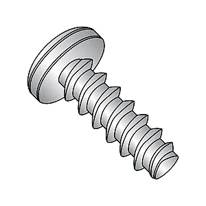 Small Parts 0810LPP188 18-8 Stainless Steel Thread Rolling Screw for Plastic, Passivated Finish, Pan Head, Phillips Drive, #8-16 Thread Size, 5/8" Length (Pack of 25)