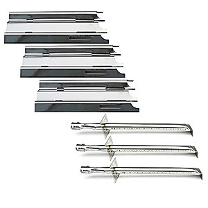 Direct Store Parts Kit DG205 Replacement for Vermont Castings Gas Grill; Jenn Air JA460,JA461,JA461P,JA480,JA580 Gas Grill Burners, Heat Plates -3pack(3)