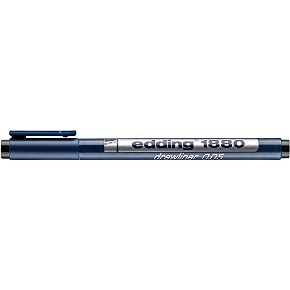 edding 1880 profipen - black - set of 4 -line width 0.25-0.7 mm-fineliner pen for precise writing, sketching and technical drawing - fine, metal-encased nib - suitable for use with rulers and stencils