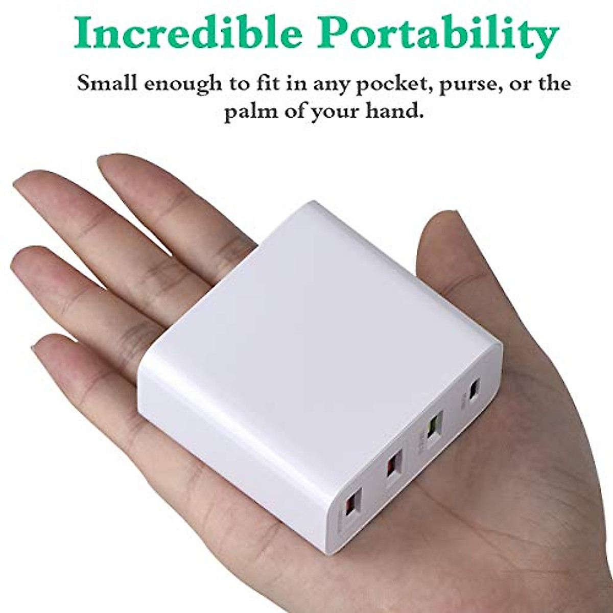 USB Wall Charger WANLONGXIN4 Port USB Charging Multiport Charger 53W Wall Charger for iPhone 13 12 11 Pro Xs/Max/XR/X/8/7/Plus iPad Pro/Air 2/Mini/iPod Galaxy S9/S8/S7