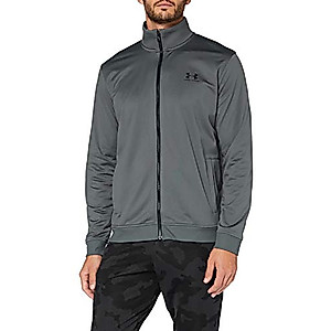 Under Armour Men's Sportstyle Tricot Jacket , Pitch Gray (012)/Black, XX-Large