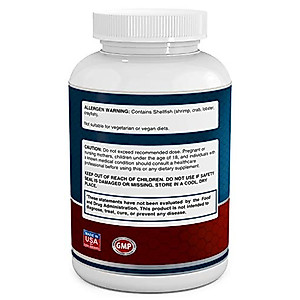 Glucosamine Chondroitin, MSM & Turmeric Dietary Supplement - 248 Capsules