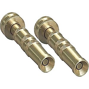 MAXFLO High Pressure Hose Nozzle [2 Pack] Heavy Duty | Brass Water Hose Nozzles for Garden Hoses | Adjustable Function | Fits Standard Hoses, Garden Sprayer, Spray Nozzle, Power Washer Nozzle