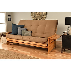 Somette Coil Hinged Queen-size Mattress (Mattress Only) Suede Black Foam, Cotton Innerspring Traditional, Casual 8 in