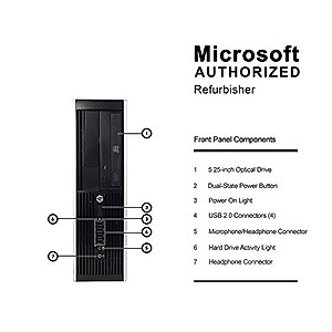 HP Elite 8300 mini PC Business High Performance Desktop Computer(Intel Core i7-3770 3.4GB,16G DDR3,240G SSD+3TB,DVD,Radeon 6350 HD+Dual DVI Cable,WiFi,Windows 10 Professional)(Renewed)
