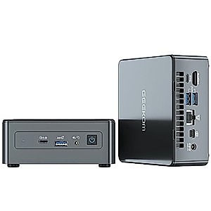 GEEKOM Mini PC Mini IT11,Intel Core i7-11390H Mini Computers (8 Threads, Up to 5.0 GHz),32GB DDR4/2TB M.2 SSD Windows 11 Pro NUC11 Desktop Computer,Support 8K UHD/WiFi 6/Bluetooth 5.2/USB4.0