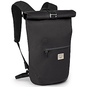 Osprey Arcane Roll Top 25L Waterproof Laptop Backpack, Stonewash Black
