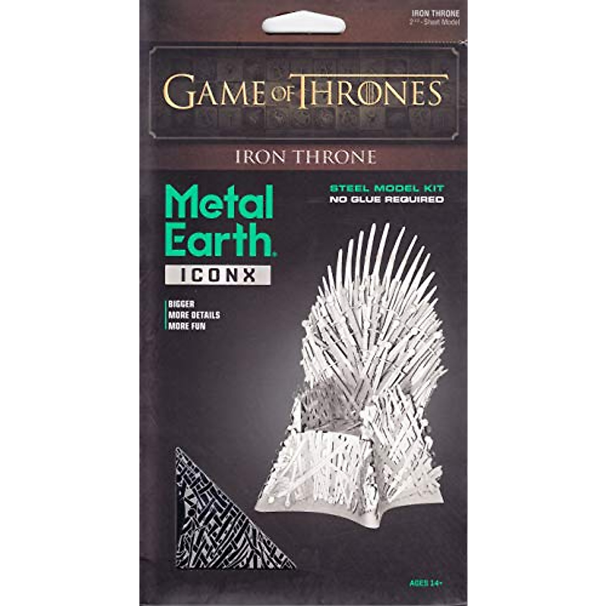 Metal Earth Premium Series Game of Thrones Iron Throne 3D Metal Model Kit Fascinations