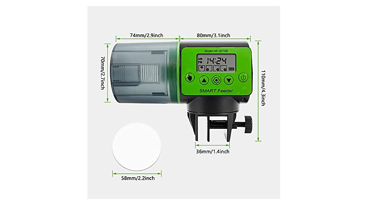 Smart Aquarium Mini Automatic Fish Feeder with Timer