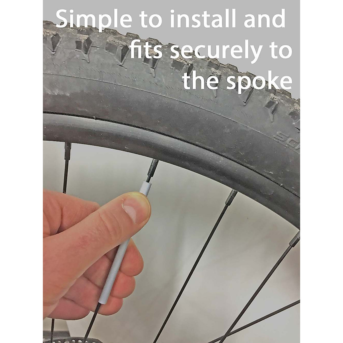 Jusmar Bike Spoke Reflector Pack of 36 - Bike Reflectors for Mountain and Road Bikes - Kids Bike Reflector - Waterproof Bicycle Spoke Reflectors. Fits to Spokes 14 and 15 Gauge (1.8-2.0mm)