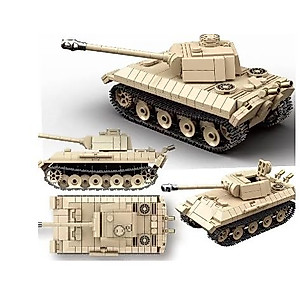 General Jim's Military Themed WW2 Building Blocks Tank Sets for World War 2 Brick Building Enthusiats (German Panther Ausf Tank)