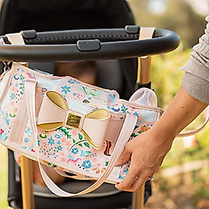 Petunia Pickle Bottom Wander Stroller Caddy | Perfect Baby Caddy to Keep Everything Organized | Multiple Carry Positions | Fits Most Strollers - Cinderella