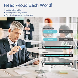 NEWYES Scan Reader Pen Dyslexia Tool Reading Pen for Students Adults, Translator Scanner Pen