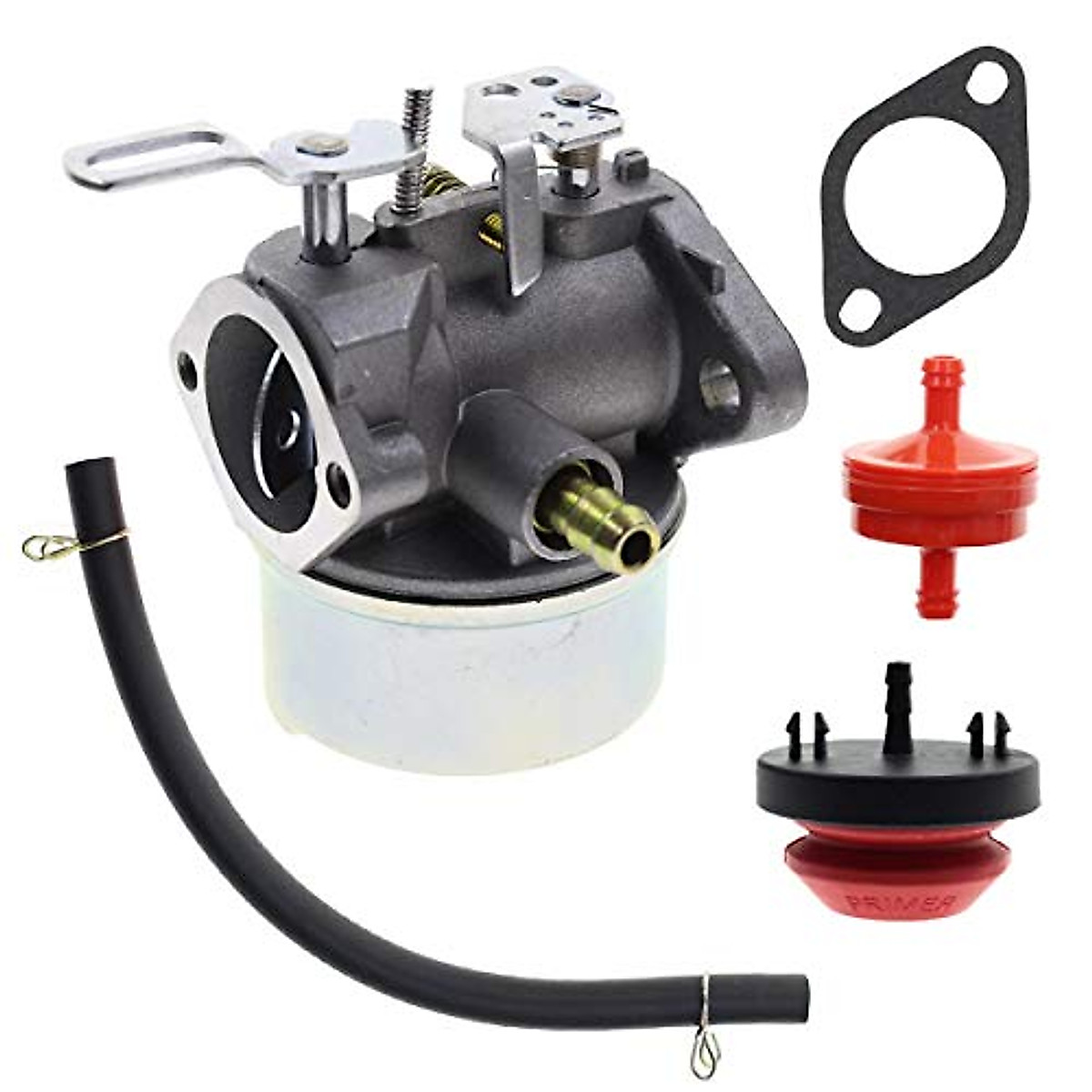 MOTOALL Carburetor for Tecumseh 640058 640058A 632107 640084A 640084B Toro 521 Husqvarna 10527SBE 10527SB 10530SBE 1130SBLS 1130SBE 924SB 924SBE 927SB Snow Blower Thrower Generator Chipper Shredder