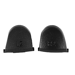 R2 R1 L2 L1 Replacement Trigger Buttons + Springs Replacement for Sony PS4 JDM 001 011 V1 Fat Controller Black