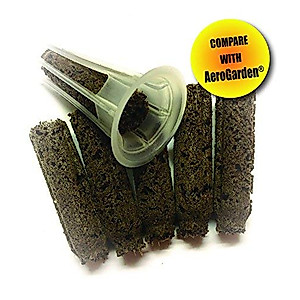 EZ-gro Salad Greens Mix (6) Pod Kit Compatible with Aerogarden Seed Pod Kit - Pre-Seeded Seed Pods for Hydroponic Garden - 4 oz Hydroponic Nutrients for Smart Garden