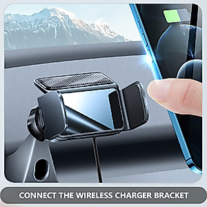 RGSBEBEHOU Tesla Expansion Dock Model 3/Y Center Control HUB Expander USB Charging Adapter Accessory (【60W】 Central Control Dock +C-P Data Cable)