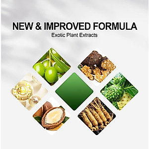 Herbishh Hair Color Shampoo for Gray Hair - Enriched Formula with Keratin & Tuber Fleece Flower - Full Grey Coverage, Easy to Use, Long lasting, Instant - Black (400ml)