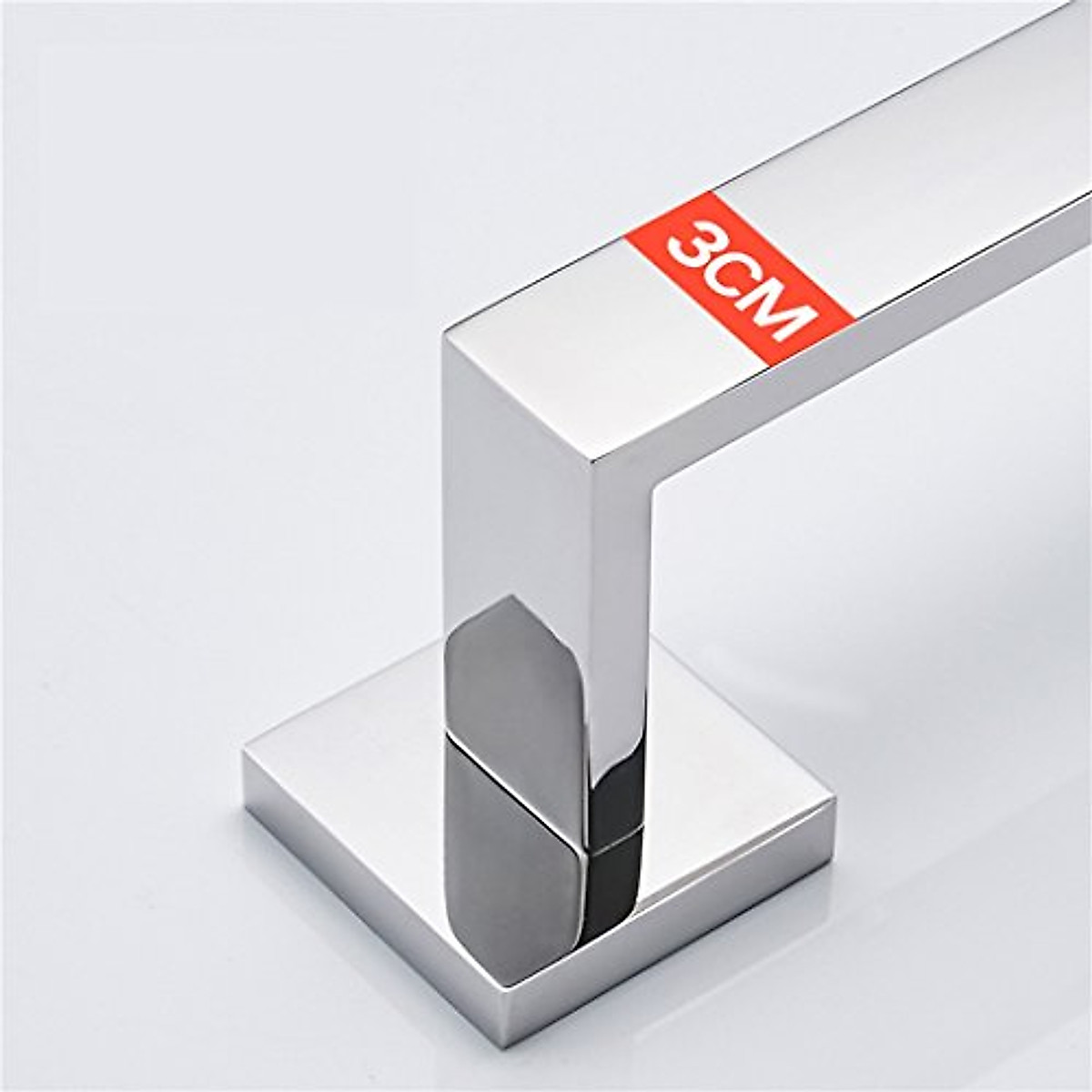 OMOONS Single Towel Bar,Sus Kitchentowel Bars,Storage Organizer Hanger Wall Mount,Mirror Polishing Finish/40Cm