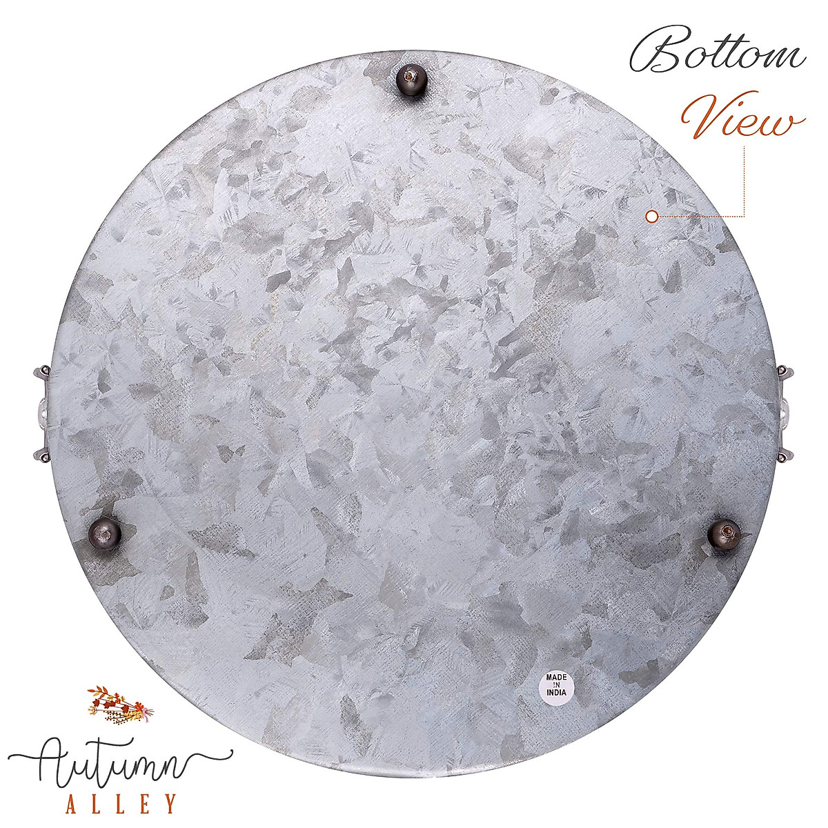 Autumn Alley Rustic Farmhouse Galvanized Coffee Mug Rack Organizer for Kitchen Counter | Mug Tree with Cup Hooks and Basket for Storage of k Cups and Accessories | Perfect for Coffee Bar