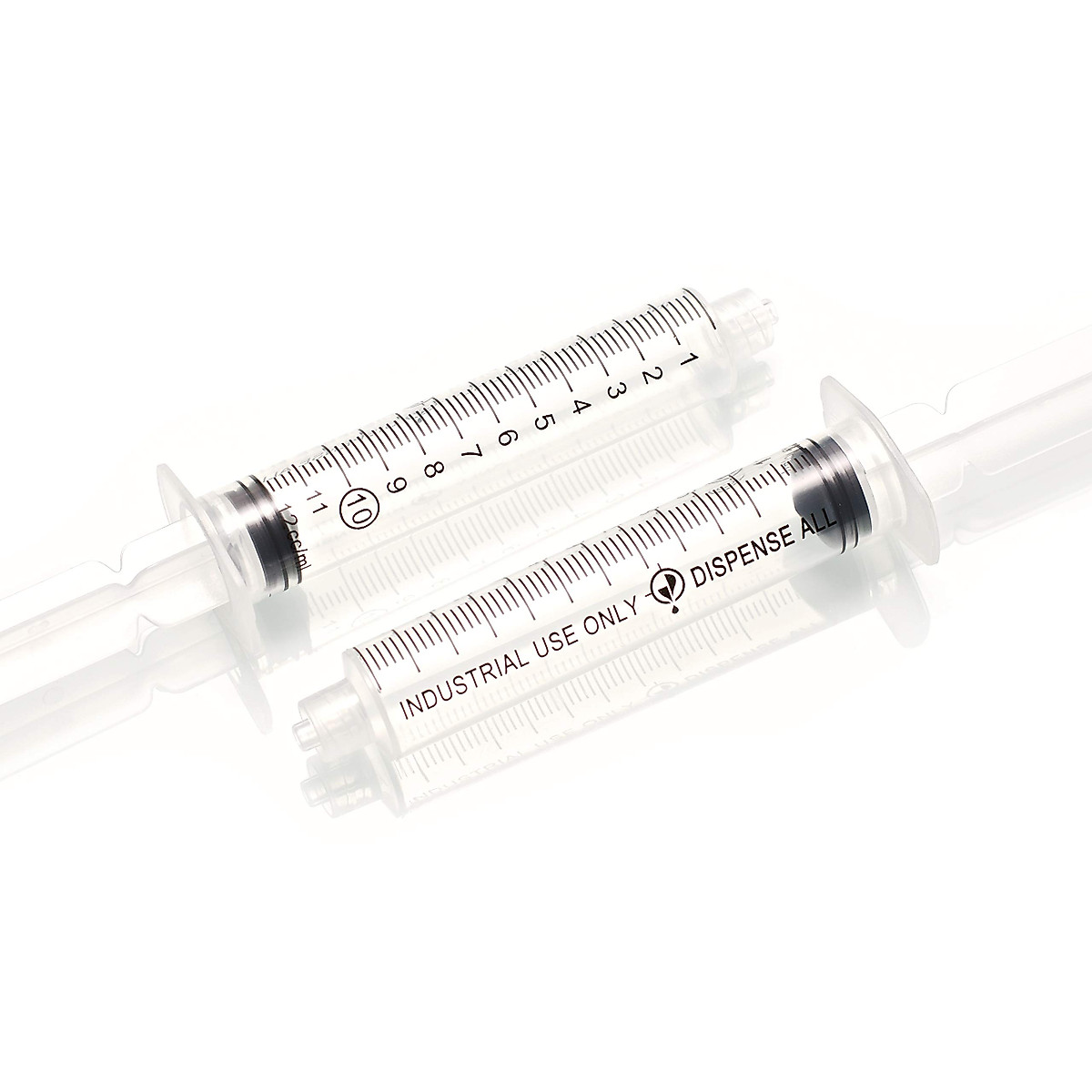 Dispense All - Mini Industrial Syringe Pack - 10ml Luer Lock Syringes, 14 and 18 Gauge Blunt Needles, Covers and Syringe Caps | Precision Crafting, Gluing, Refilling Pens and Empty Cartridges, Repairs