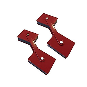 EZ Travel 100 Pound Angle Welding Magnet Holding and Swiveling Welding Magnet (2-Pack)