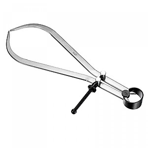 uxcell Spring Outside Caliper 9 Inch Stainless Steel Adjustable Spring Caliper Bent-Leg for Wood Turning Lathe Projects