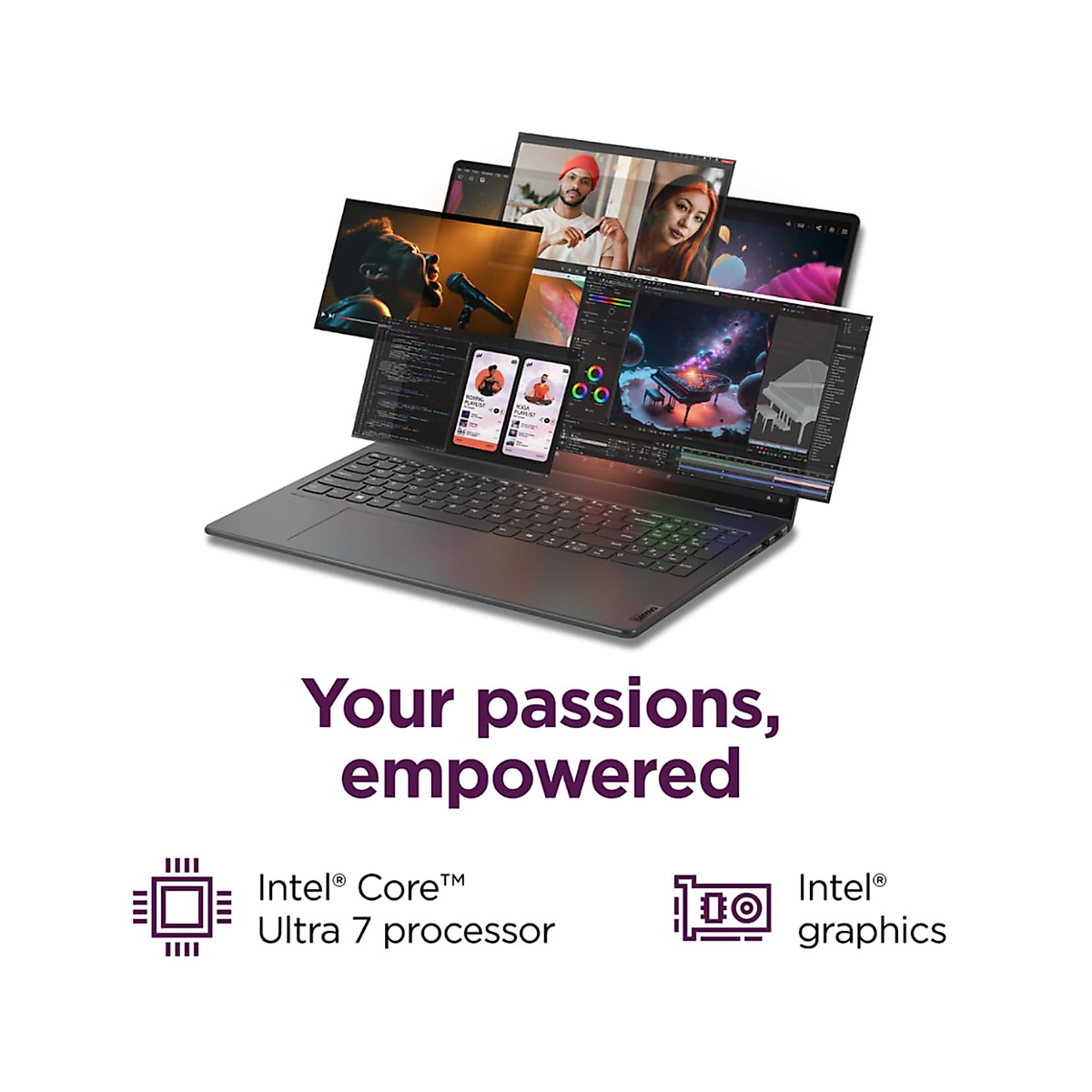 Lenovo 2024 Yoga 7i 2-in-1 Slim Laptop, 16" WUXGA Touchscreen, Ultra 7 155U (Beats i7-1335U), Backlit KB, FP Reader, Thunderbolt 4, TÜV, Win11Pro, w/AI Copilot & Stylus Pen(16GB RAM|1TB SSD)