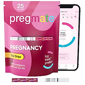 Pregmate 25 Pregnancy Test Strips (25 Count)