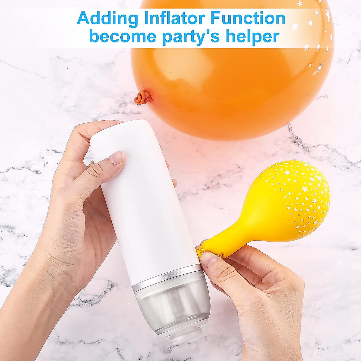 Handheld Vacuum Sealer, BlumWay Portable Cordless Food Vacuum Automatic Vacuum Air Sealing Machine Mini Vacuum Sealer for Sous Vide Bags Fresh & Save with 5 Reusable Zipper Vacuum Bags