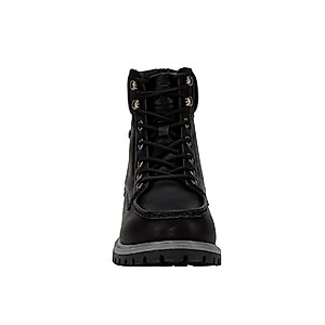Lugz Men's Folsom Boot, Black/Charcoal, 10.5 D US