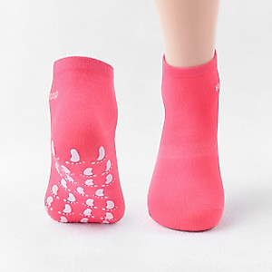 HLCYJZSD 5 Pairs Non Slip Yoga Socks for Women, Skid Slipper Socks with Grippers for Pilates Dance Ballet Trampoline