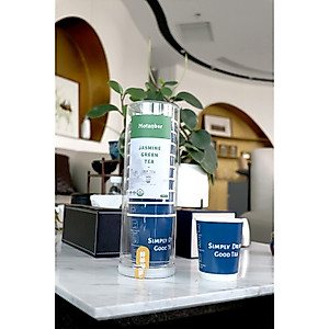 Motanber Jasmine Cup Tea - Paper Cup Instant Tea, Jasmine Green Tea Flavor, Camping cup tea,portable tea,food grade paper cup with tea,1 cup with 2g tea(10 Cups) (Jasmine)