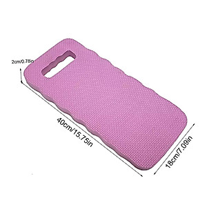 Eaarliyam Garden Kneeling Pad, 2PCS Waterproof Garden Knee Mat, 15.74x7.08x0.78inch Foam Knee Pads, Gardening Cleaning Praying Tool (Random Color)