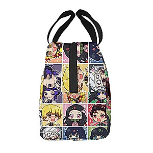 Anime Luch Box Lunch Bag Reusable Insulated Luch Box Meal Handbag To Keep Food Fresh For Office For Teen Girls Women Men Work Office Outdoor Picnic