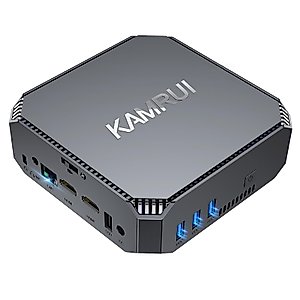 KAMRUI AK2 PLUS Mini PC, N100 Mini PC Windows 11, Intel 12th Alder Lake N100(Up to 3.4GHz), Mini Computers 16GB RAM 512GB SSD, Mini Desktop Computer 4K/WiFi/BT4.2, Micro PC Tower Ethernet for Office