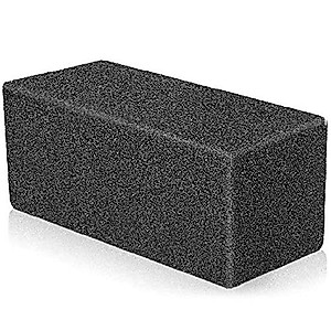 Grill Brick Commercial Grade Grill Cleaning Stone Pumice. For use on Grills, flat tops, griddles, and more. Cleans, Repolishes, and Sanitizes. Effectively Removes Cooked on Dirt, Grime, and Grease.