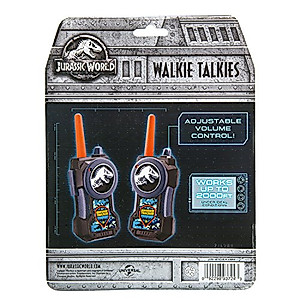 Jurassic World Fallen Kingdom FRS Walkie Talkies for Kids Long Range Static Free Kid Friendly Easy to Use 2 Way Walkie Talkies (Standard Packaging)