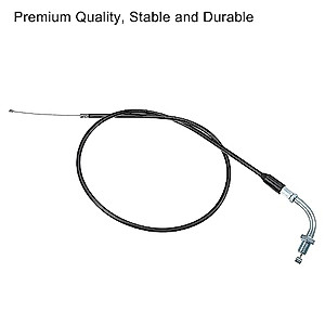 X AUTOHAUX Throttle Cable Replacement Motorcycle Accessory Bend Connector for 50cc-110cc Motorcycle Mini Bike ATV 4 Wheeler Quad Scooter Metal Rubber Black