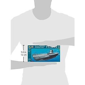 Revell Germany 05093 Type VIIC U-Boat Model Kit Dark Gray