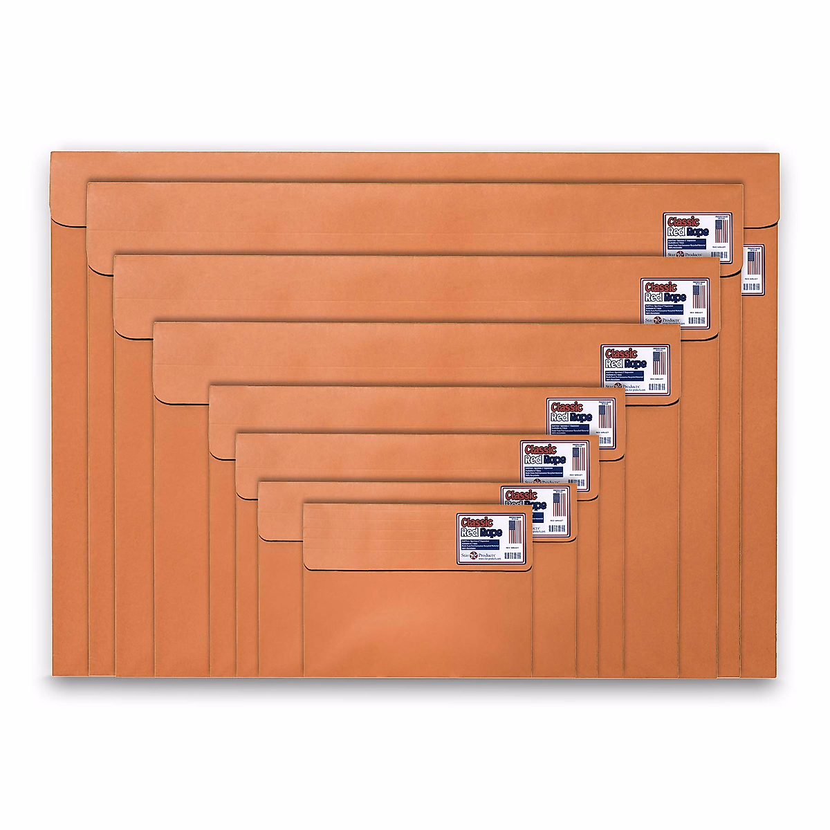 Star Products Classic Red Wallet Reclosable Fastener Portfolio, 20-Inch by 26-Inch (V220)