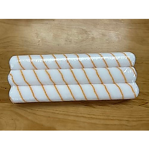 ROLLINGDOG 18" Paint Roller Covers - Large Paint Roller Sleeves for Ceiling,Wall,Floor,Decks Painting (Pack of 3,Polyester)