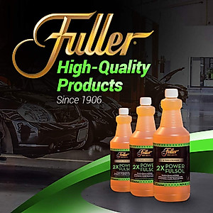 Fuller Brush 2X Power Fulsol Degreaser - Powerful Multi-Surface Degreaser Concentrate - All Purpose Oil, Grease & Grime Cleaner For Bike, Automotive, Grill, Bathroom & Kitchen