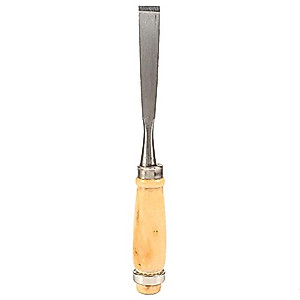 Wood Chisel Tool Set, 12pcs Woodworking Chisels Wood Carving Tools Trimming Down Wood Woodworking Lathe Gouges Tools with Roll-Up Carrying Case for Carpenter Craftsman,6mm (1/4"), 12mm (1/2")