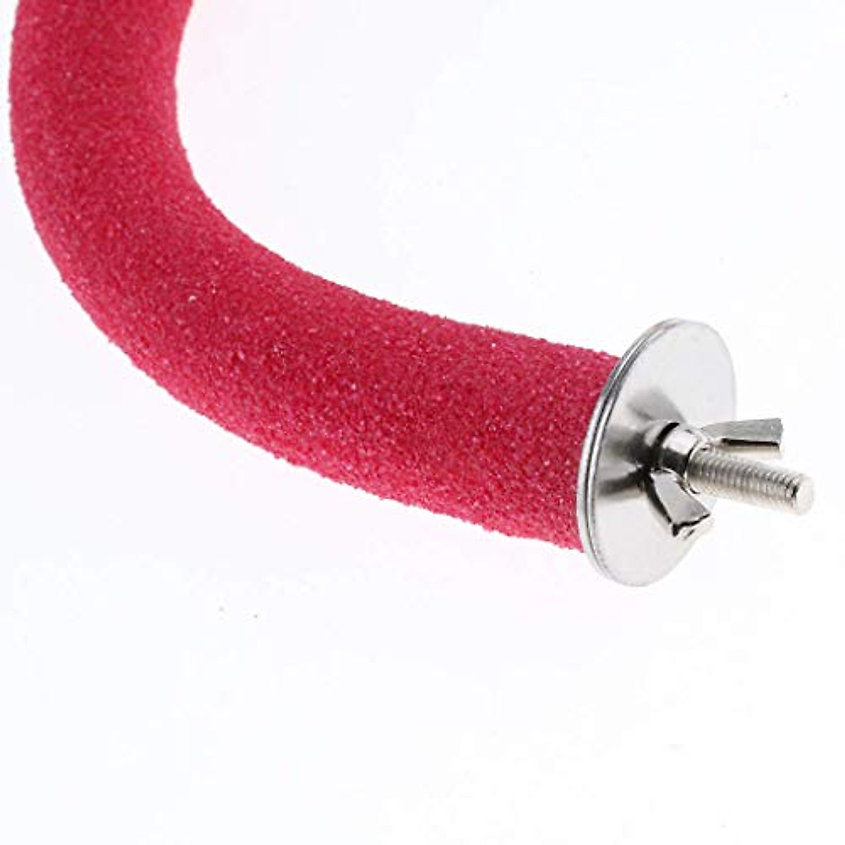 Bird Perch U Shape Wood Stand Perch Swing Parrot Grinding Mouth Paws Claw Birds Stand Holder for Parakeets Cockatiels Conures Macaws Cage Toy (Random Color) (Bird Perch-U Shape)